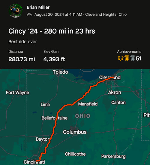 There Goes Brian – Epic 280 Mile Ride for World Central Kitchen